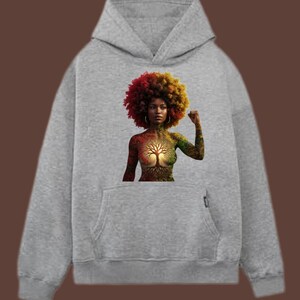 Afro Tree of Life Art Print: Empowering Black Woman, Unity & Strength ...