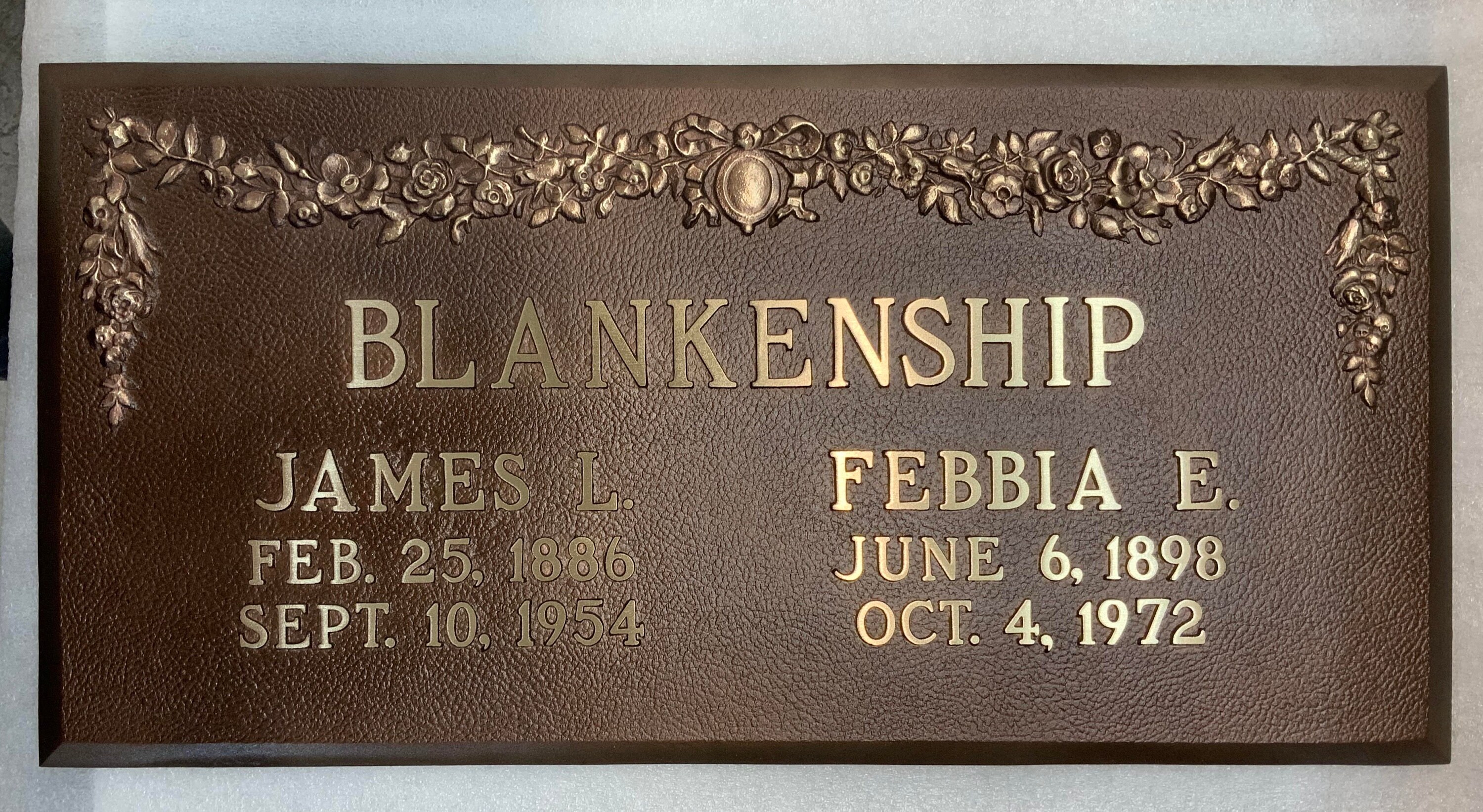 12"x24" Upper Floral Garland Bronze Grave Marker - Etsy