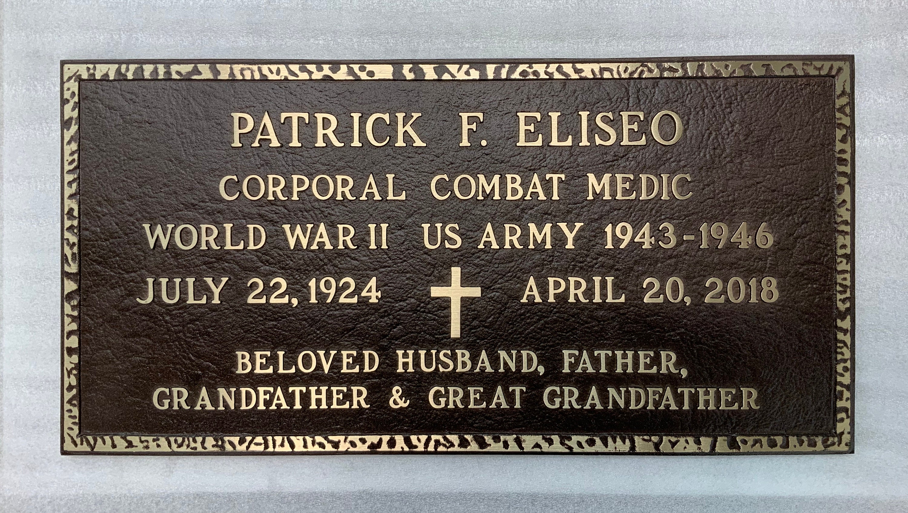 12"x24" Military Bronze Grave Marker - Etsy