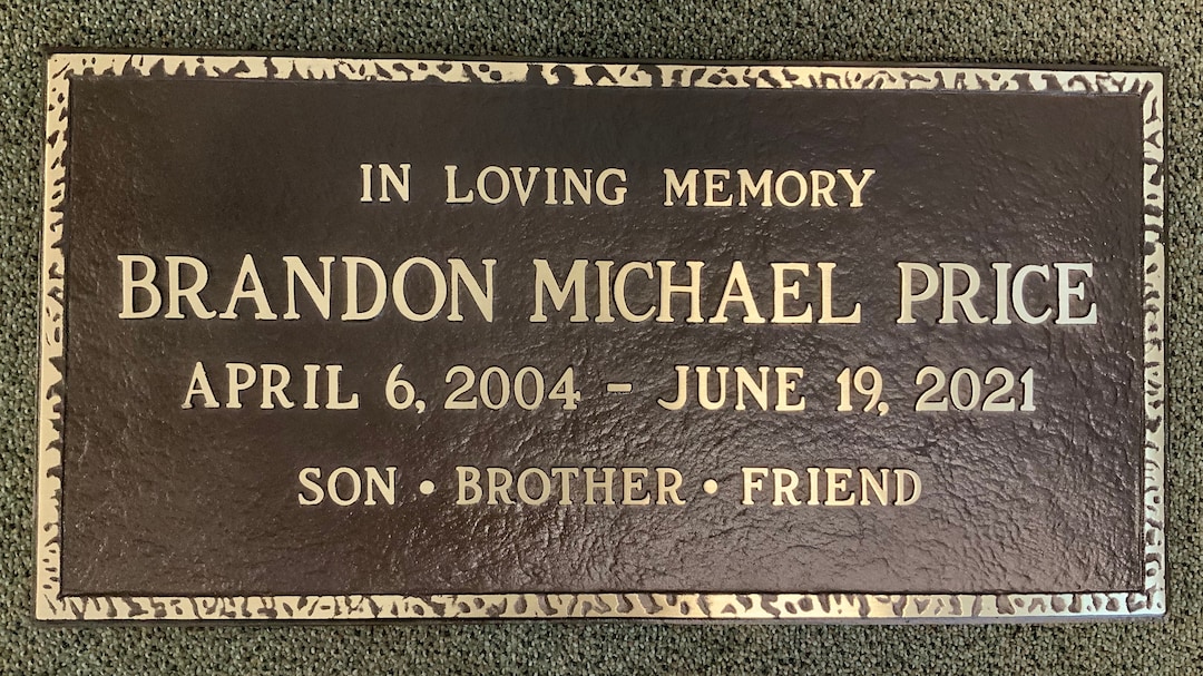 12"x24" Military Bronze Grave Marker - Etsy