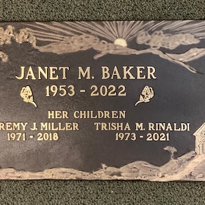 12"x24" Scenic Steeple Grave Marker - Etsy