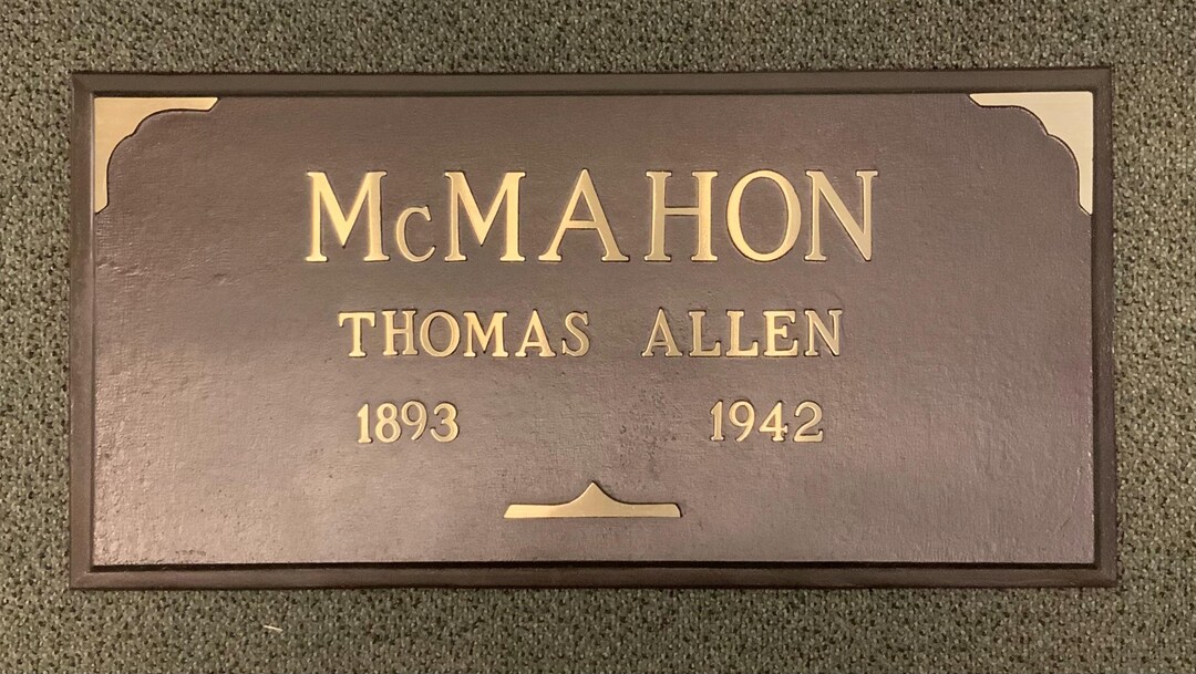 12"x24" Upper Solid Framed Corners Grave Marker - Etsy