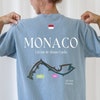 Monaco Circuit Formula 1 Shirt, Crown Jewel of Formula One, F1 Unisex T ...