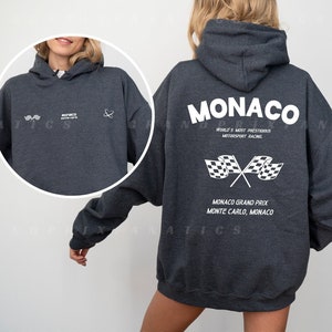 Monaco Formula 1 Grand Prix Hoodie, F1 Unisex Sweatshirt, Formula One ...