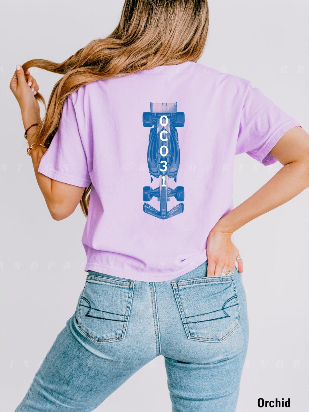 Ocon Formula 1 Alpine Racing Women's Comfort Colors Boxy Tee, Cropped ...