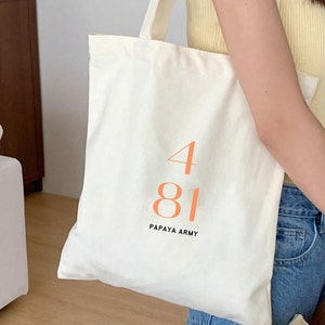Papaya Army Formula 1 Mclaren Racing Canvas Tote Bag, Lando Norris ...