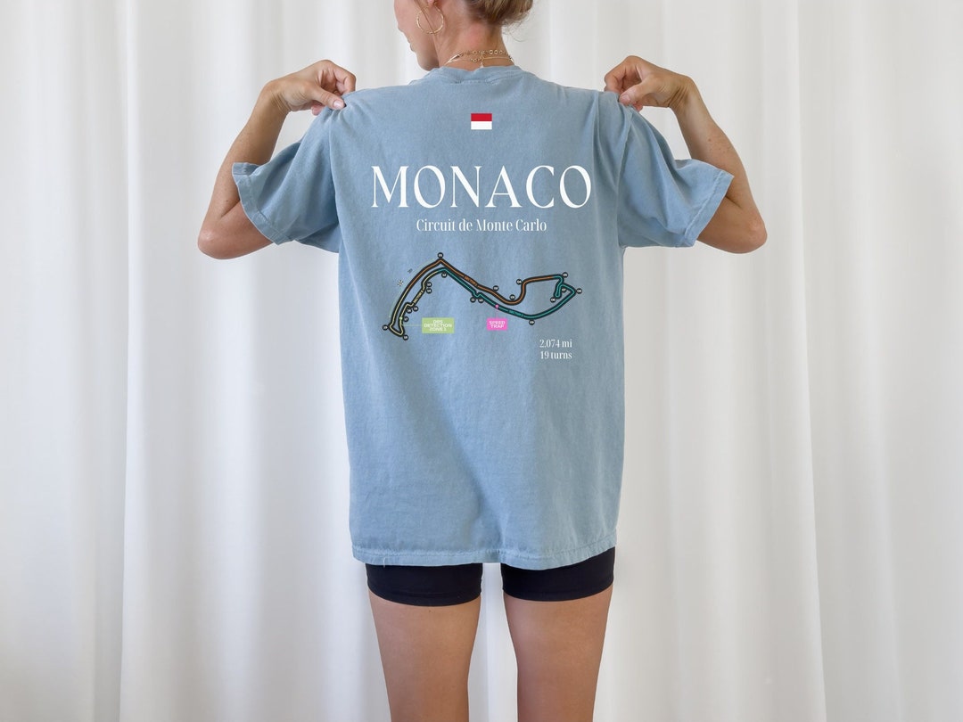 Formula One Circuit De Monaco T Shirt Monte Carlo F1 Unisex - Etsy