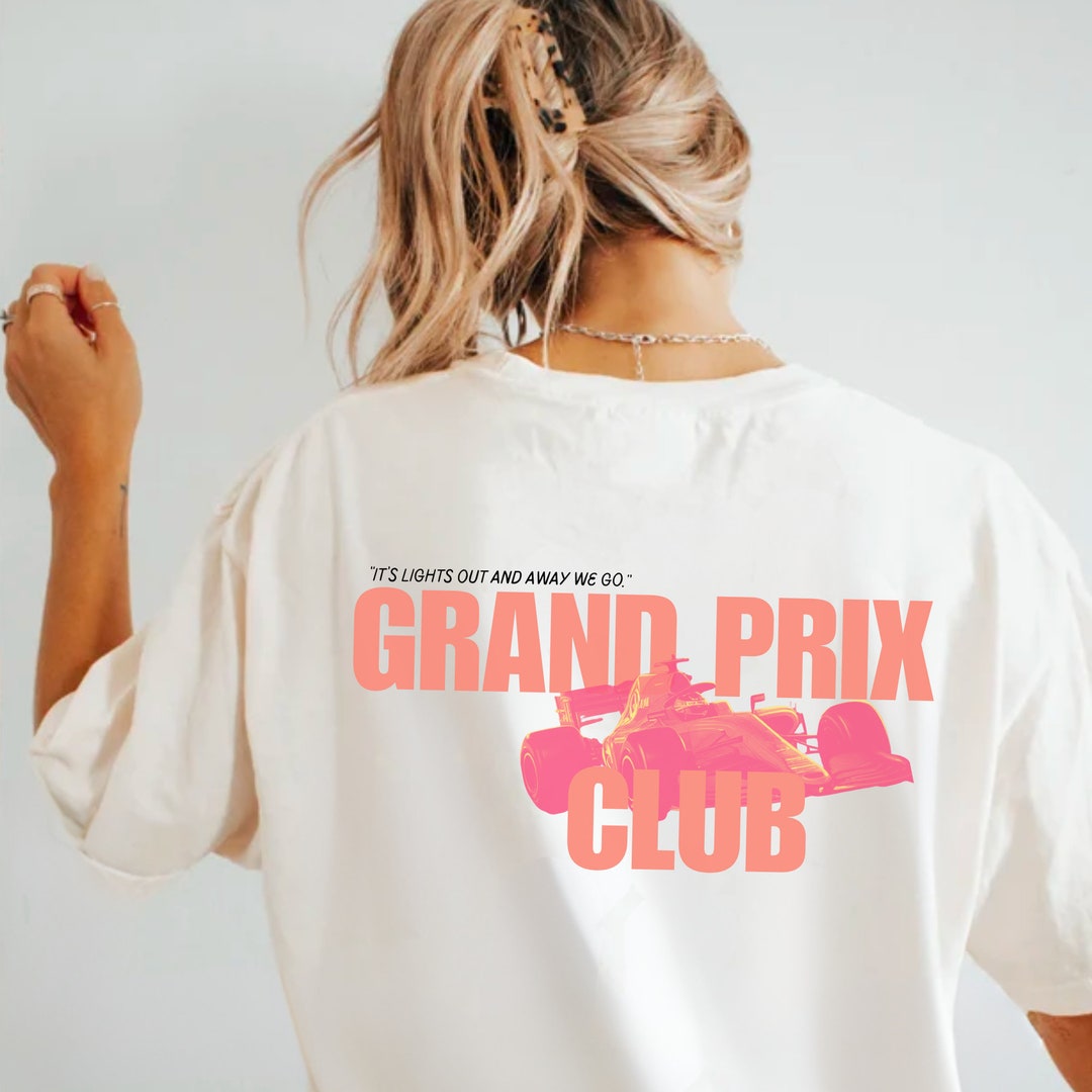 F1 Grand Prix Club Formula One Inspired Racing T Shirt, F1 Apparel ...