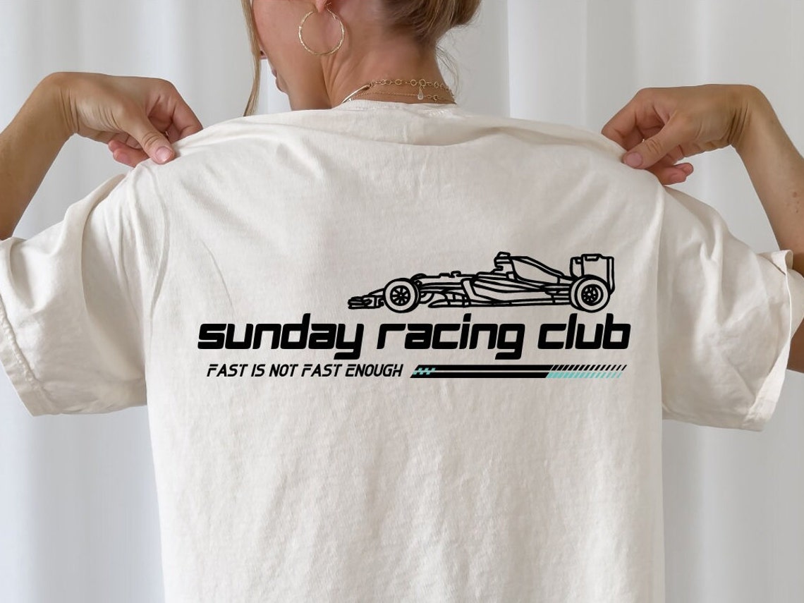 Sunday Racing Club Formula 1 Graphic T-shirt F1 Apparel - Etsy