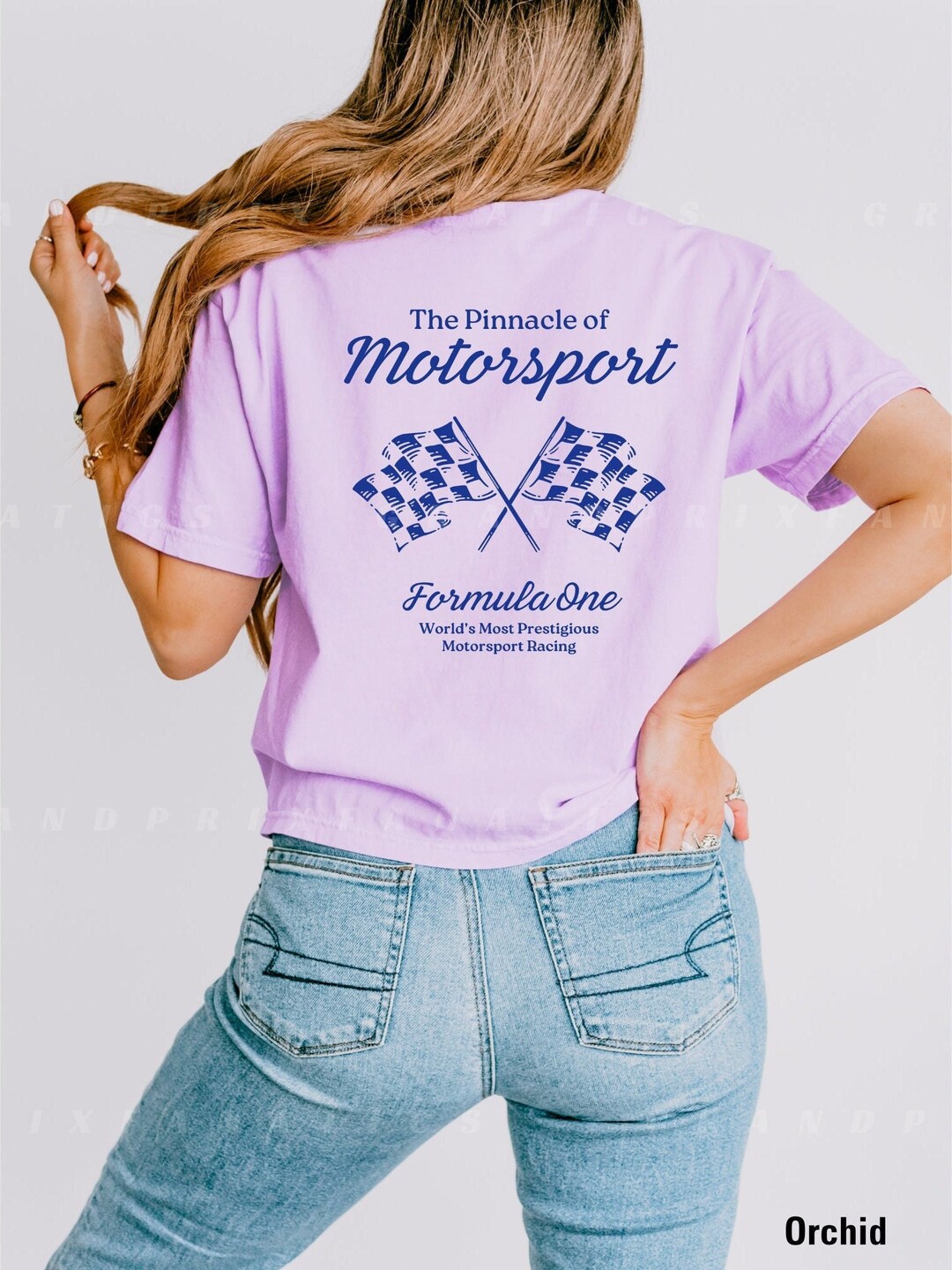 Women's Formula 1 Comfort Colors Boxy Tee, Cropped Tshirt, F1 Gift ...
