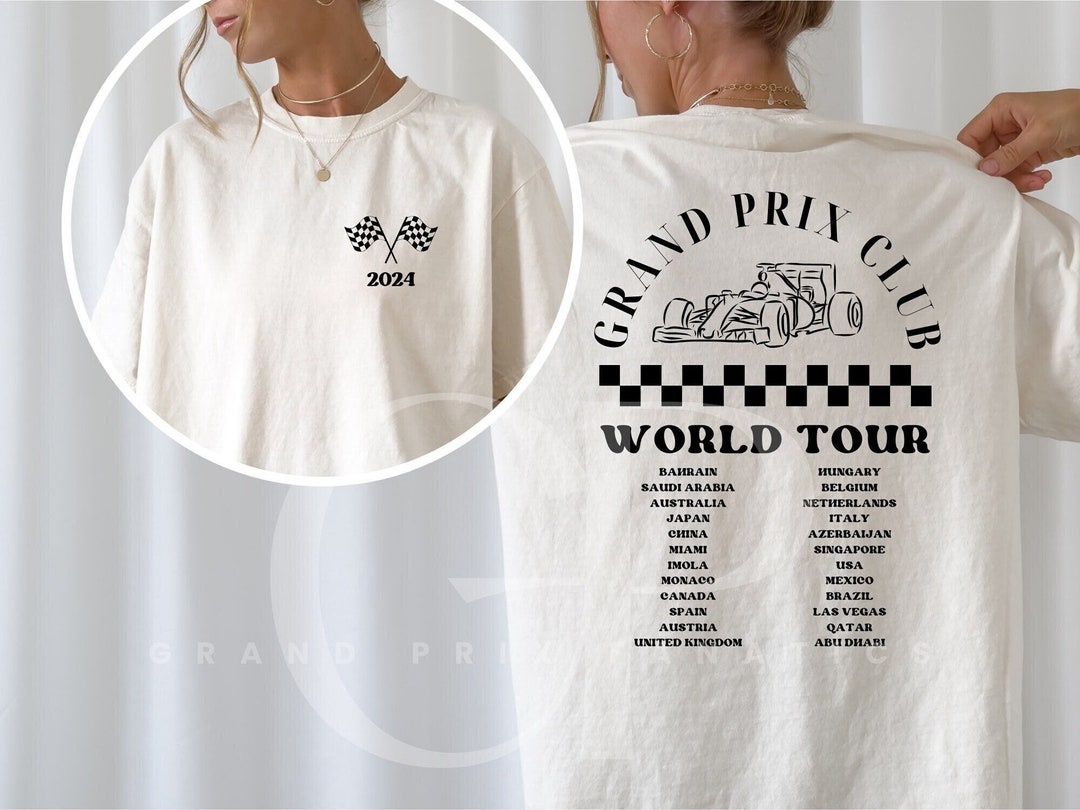 Grand Prix Club 2024 Formula One World Tour Unisex T Shirt, Formula One ...