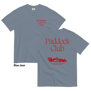 Paddock Club Formula One T-shirt, F1 Unisex Comfort Colors Shirt ...