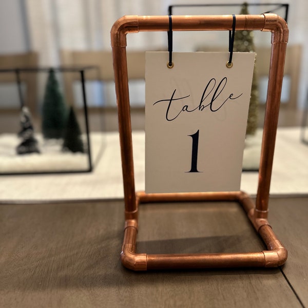 Copper Table Numbers - Etsy