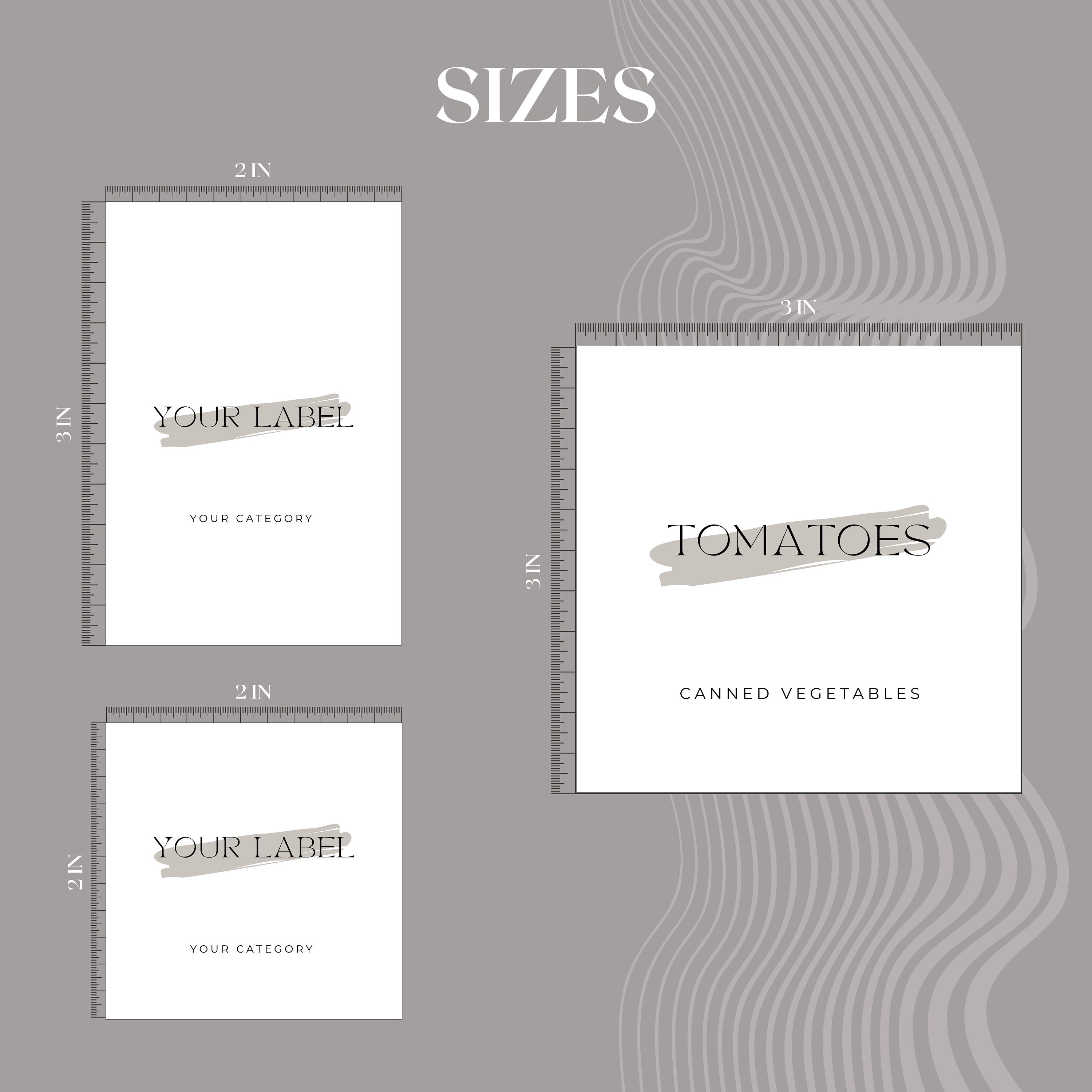 Canva Editable Pantry Labels Digital Template Customizable Spices and ...