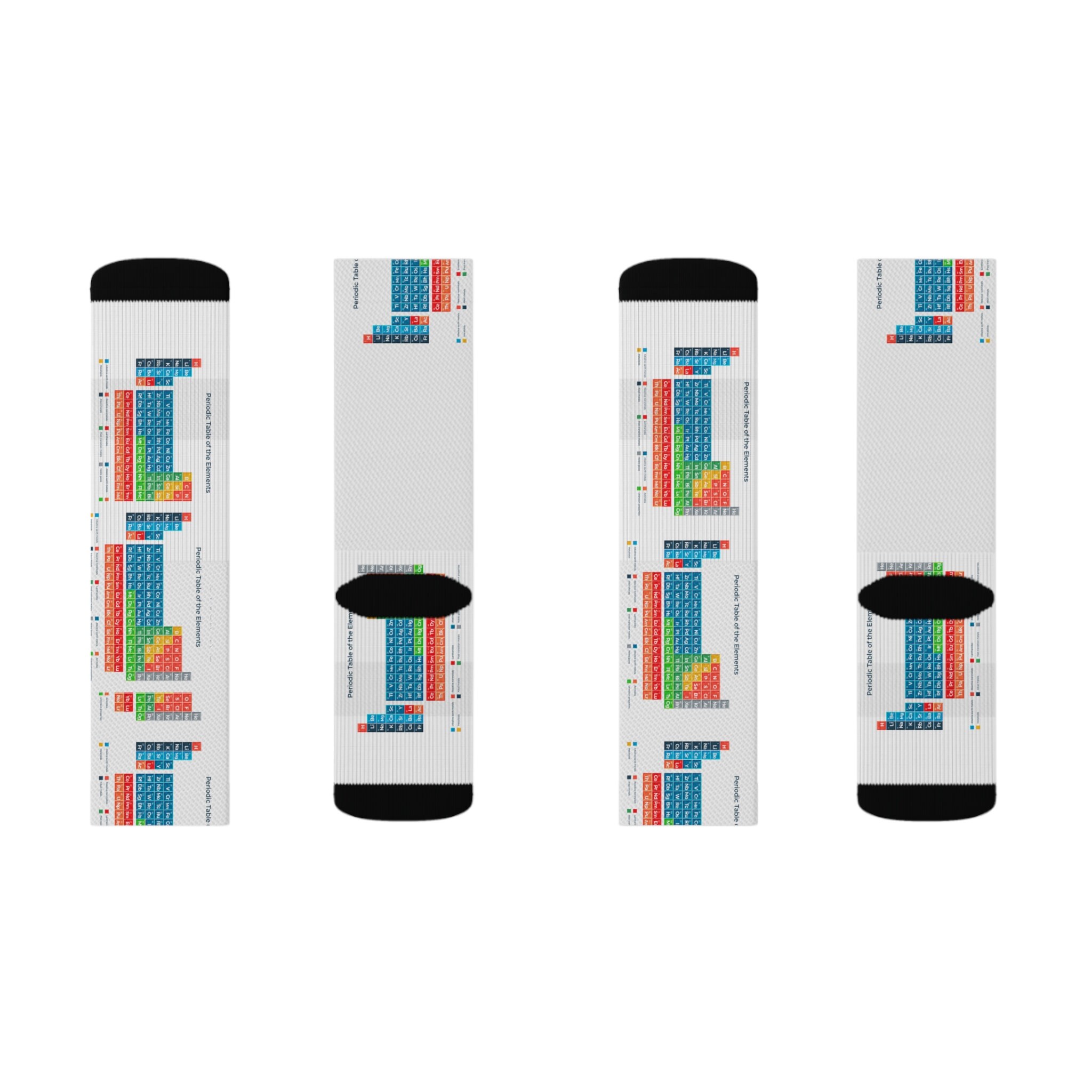 Periodic Table Sublimation Socks Perfect for Your Scientist - Etsy