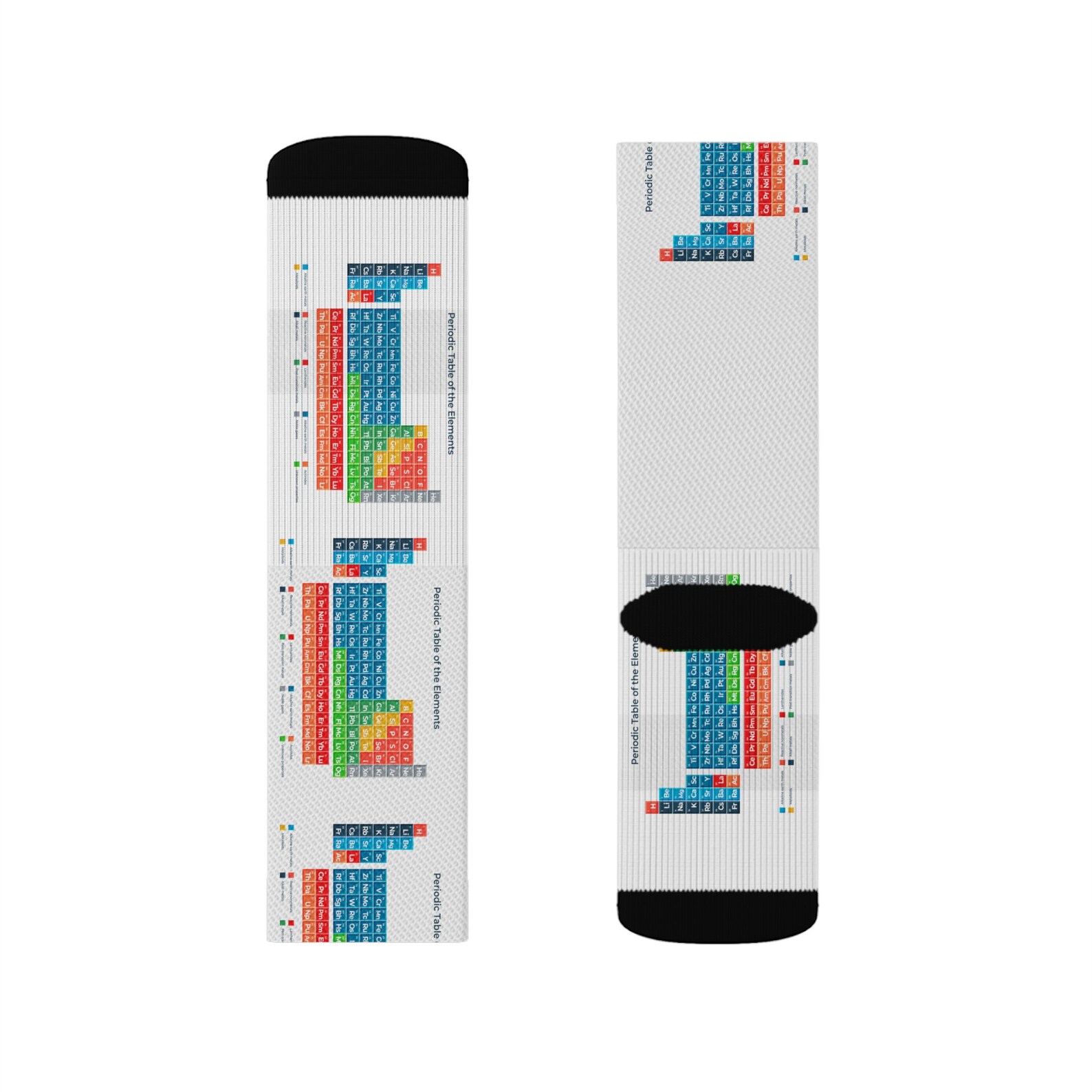 Periodic Table Sublimation Socks Perfect for Your Scientist - Etsy