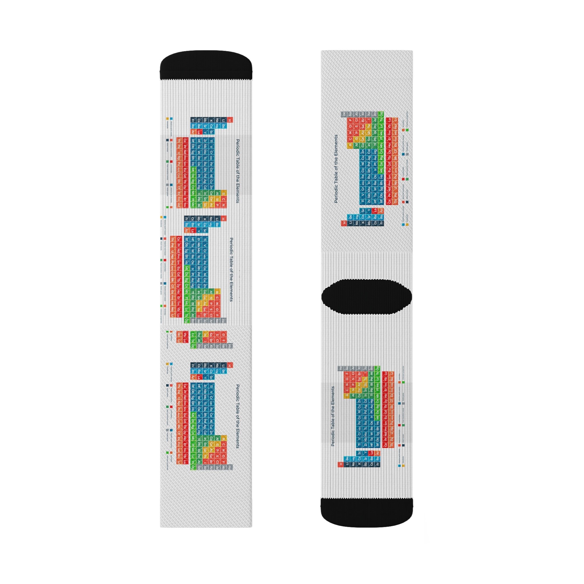 Periodic Table Sublimation Socks Perfect for Your Scientist - Etsy