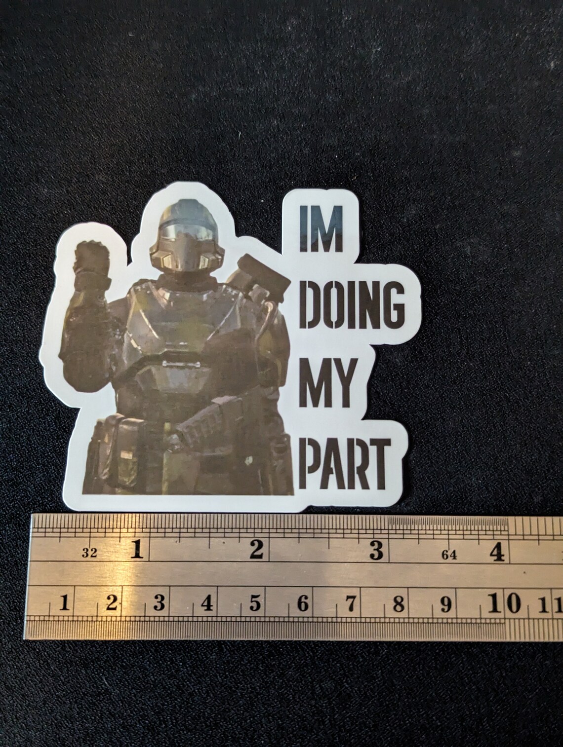 Helldivers 2 Video Game Vinyl Sticker Decal. I'm Doing My Part ...