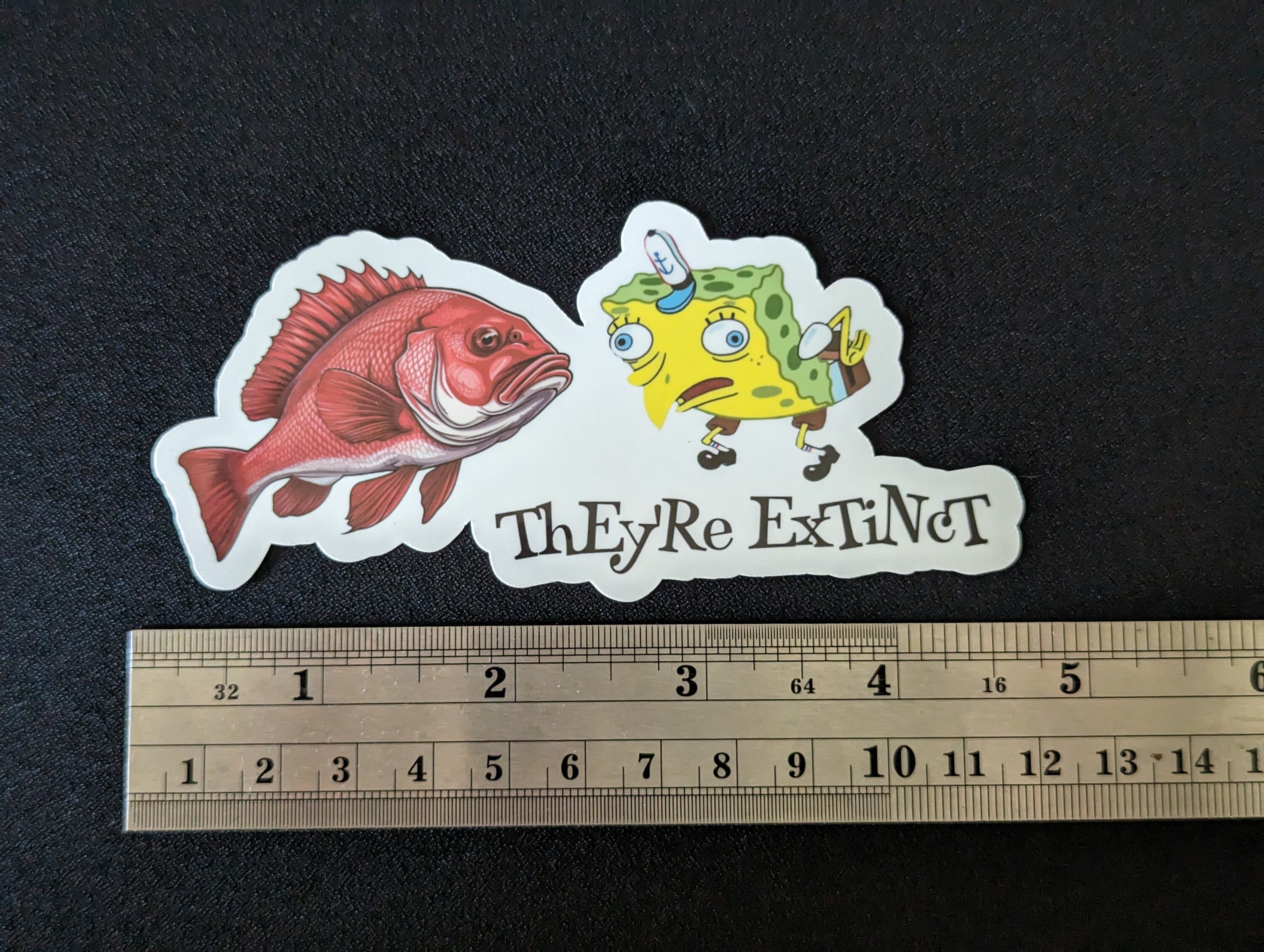 Red Snapper Extinct Fishing Sticker Decal. Offshore Fishing - Etsy