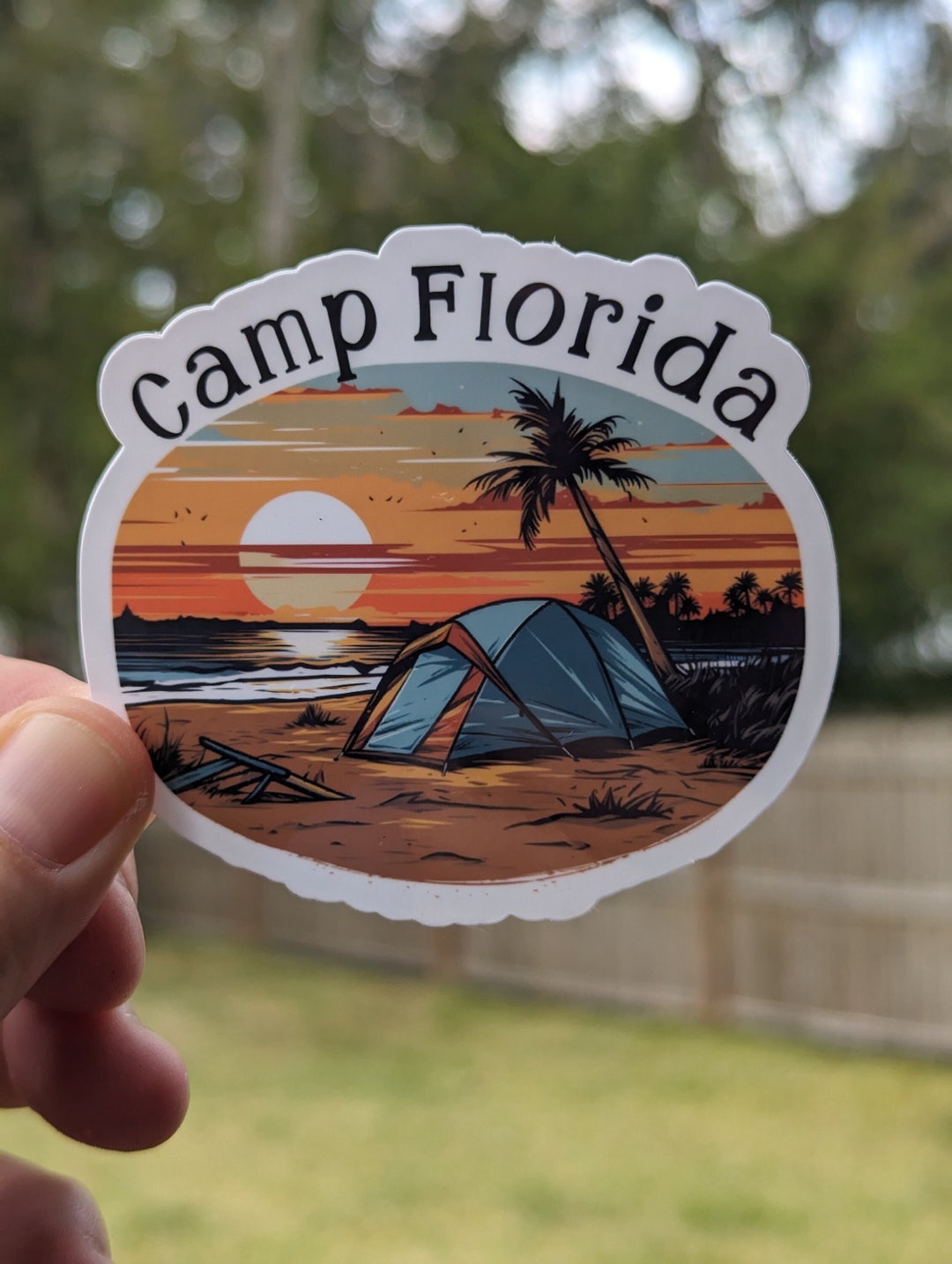 Pick Any Four - Camping, Overlanding, Florida, RV Life Vinyl Stickers ...