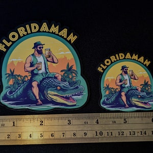 Florida Man Sticker/ Vinyl Decal - Etsy