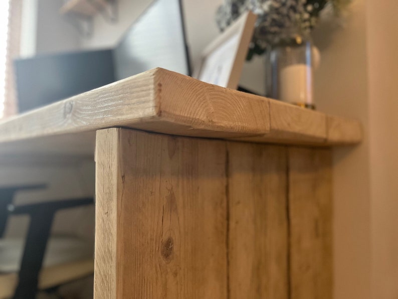 Rustic Dining Table and Desk, Reclaimed Chunky Timber 60mm Thick - Etsy