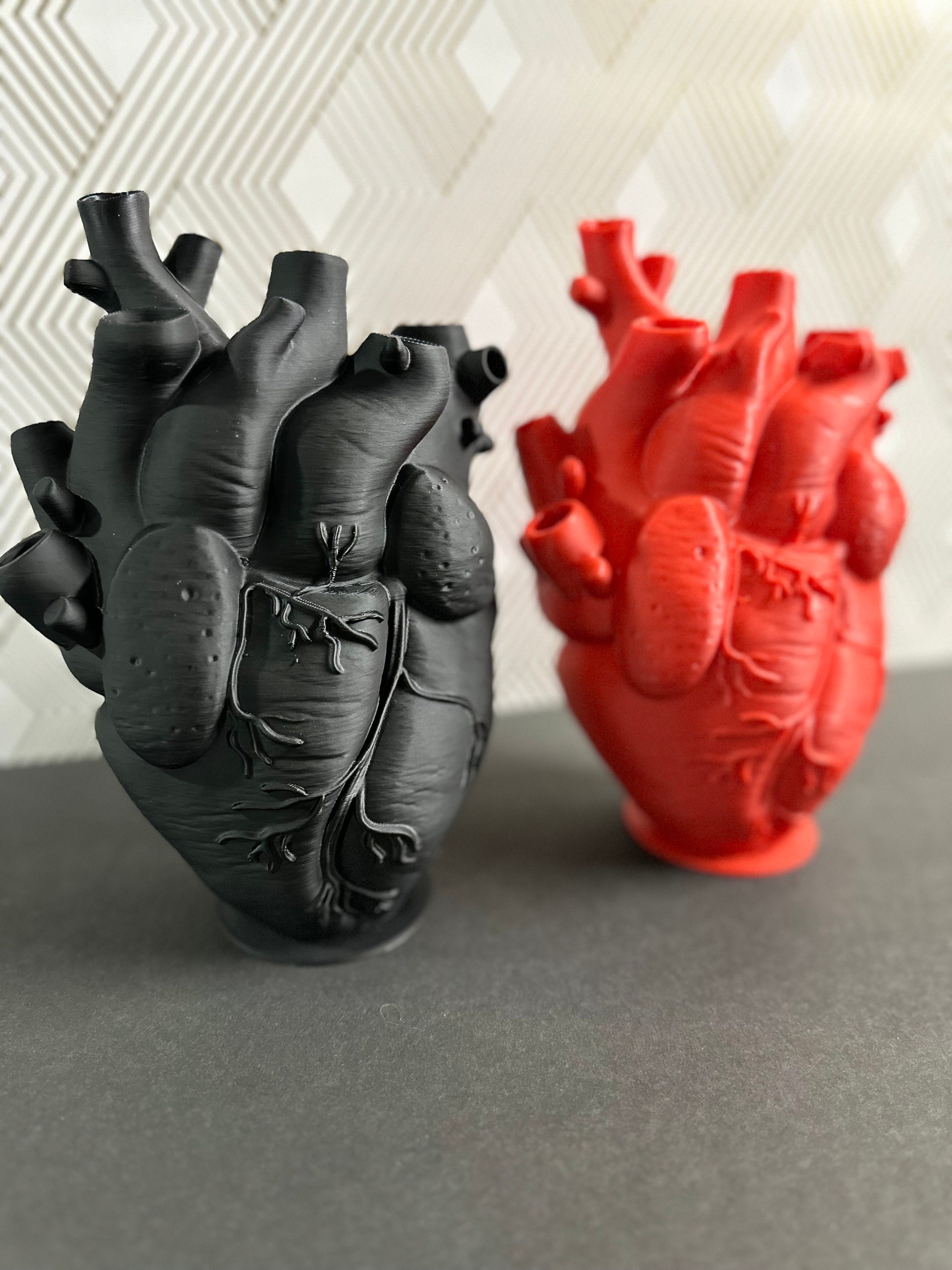 3D Printed Anatomically Correct Vase Heart - Etsy