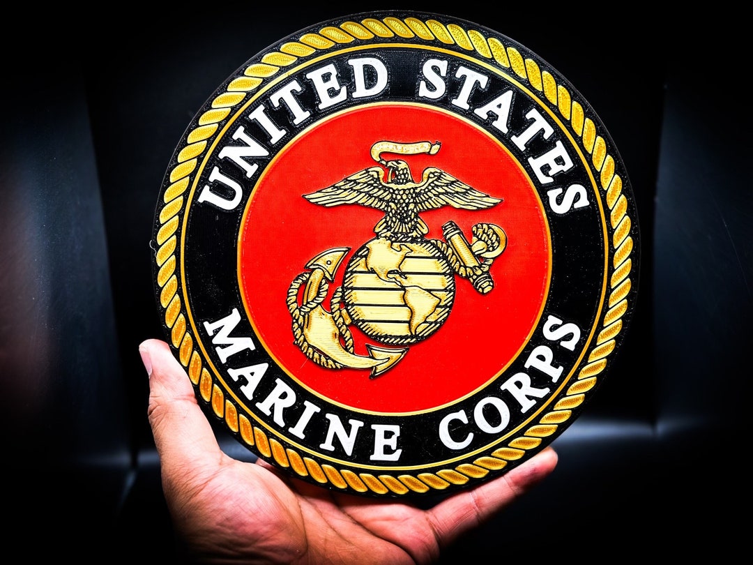 United States Marine Corps Plaque. Marines. USMC. Military. - Etsy