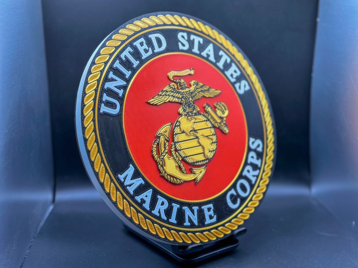 United States Marine Corps Plaque. Marines. USMC. Military. - Etsy