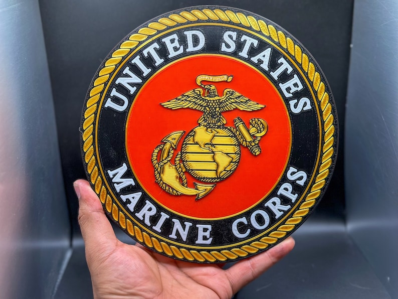 United States Marine Corps Plaque. Marines. USMC. Military. - Etsy