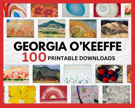 100+ Printable Art Designs | Georgia O'keeffe Artworks and Painting ...