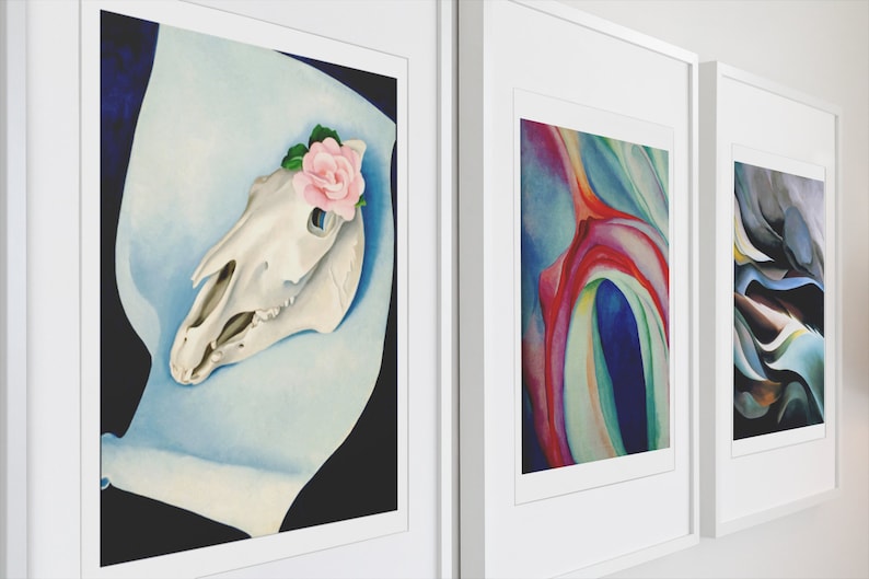 100+ Printable Art Designs | Georgia O'keeffe Artworks and Painting ...