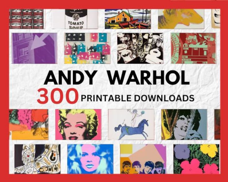 300+ Printable Art Designs | Andy Warhol Artworks and Painting ...