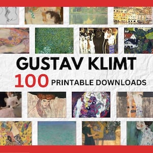 100+ Printable Art Designs | Gustav Klimt Artworks and Painting ...