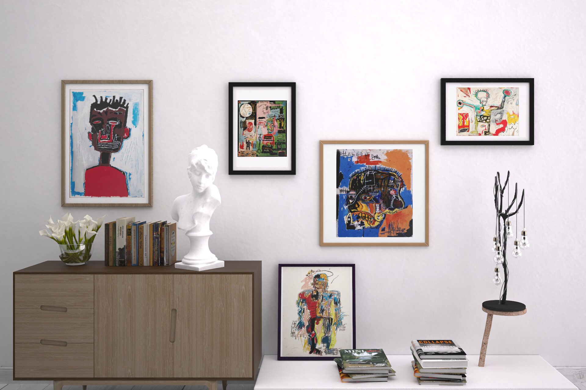 100+ Printable Vintage Art Designs | Jean Michael Basqiuat Artworks and Painting Collection ...