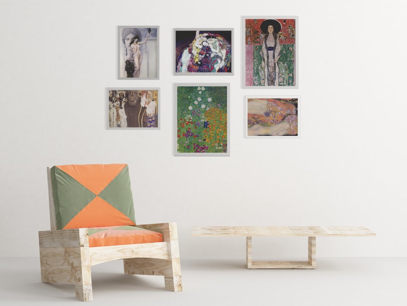 100+ Printable Art Designs | Gustav Klimt Artworks and Painting ...