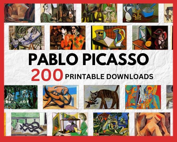 200+ Printable Art Designs | Pablo Picasso Artworks and Painting ...