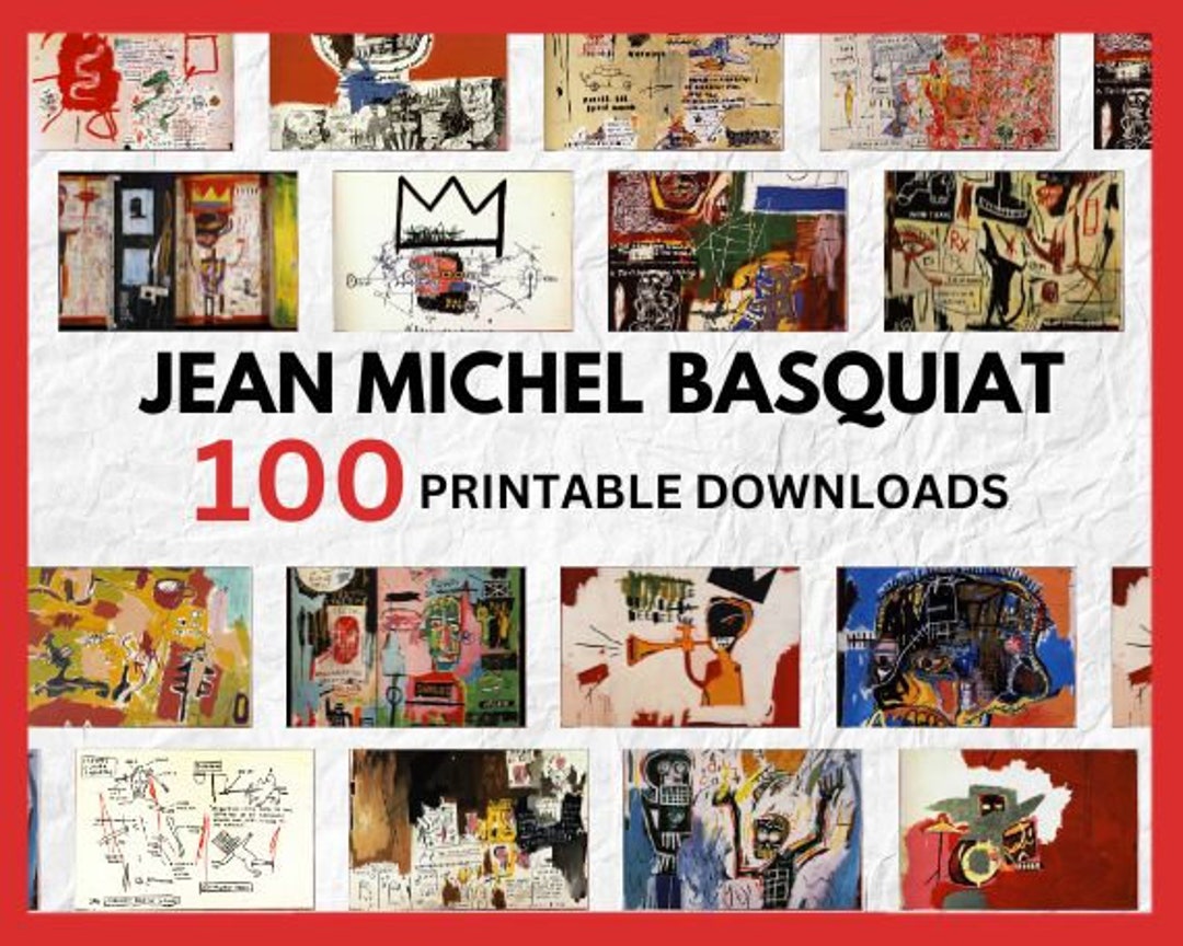 100+ Printable Vintage Art Designs | Jean Michael Basqiuat Artworks and ...