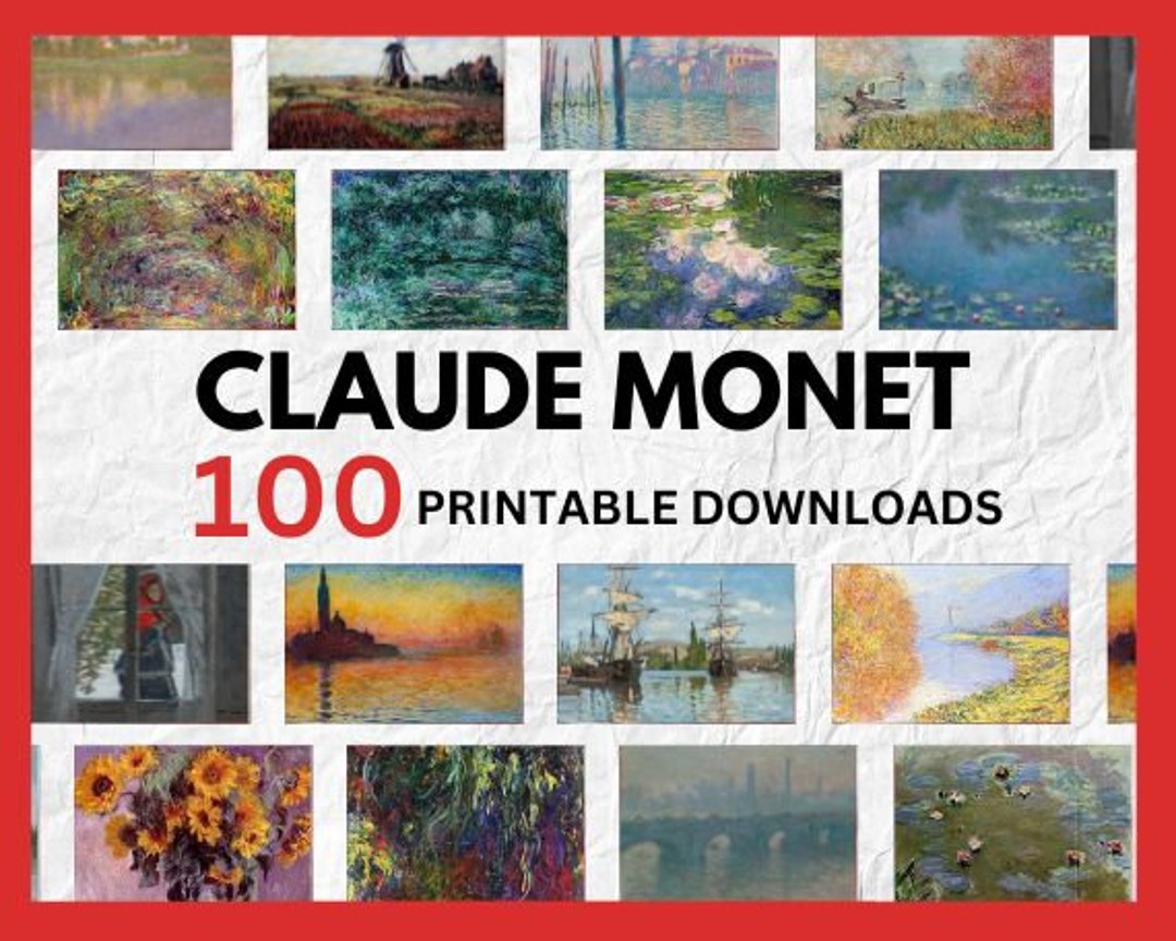 100+ Printable Art Designs | Claude Monet Artworks and Painting ...
