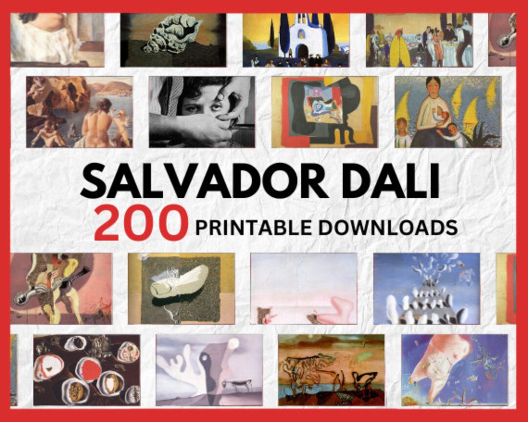 200+ Printable Art Designs | Salvador Dali Artworks and Painting ...