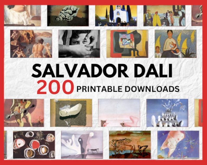 200+ Printable Art Designs | Salvador Dali Artworks and Painting ...