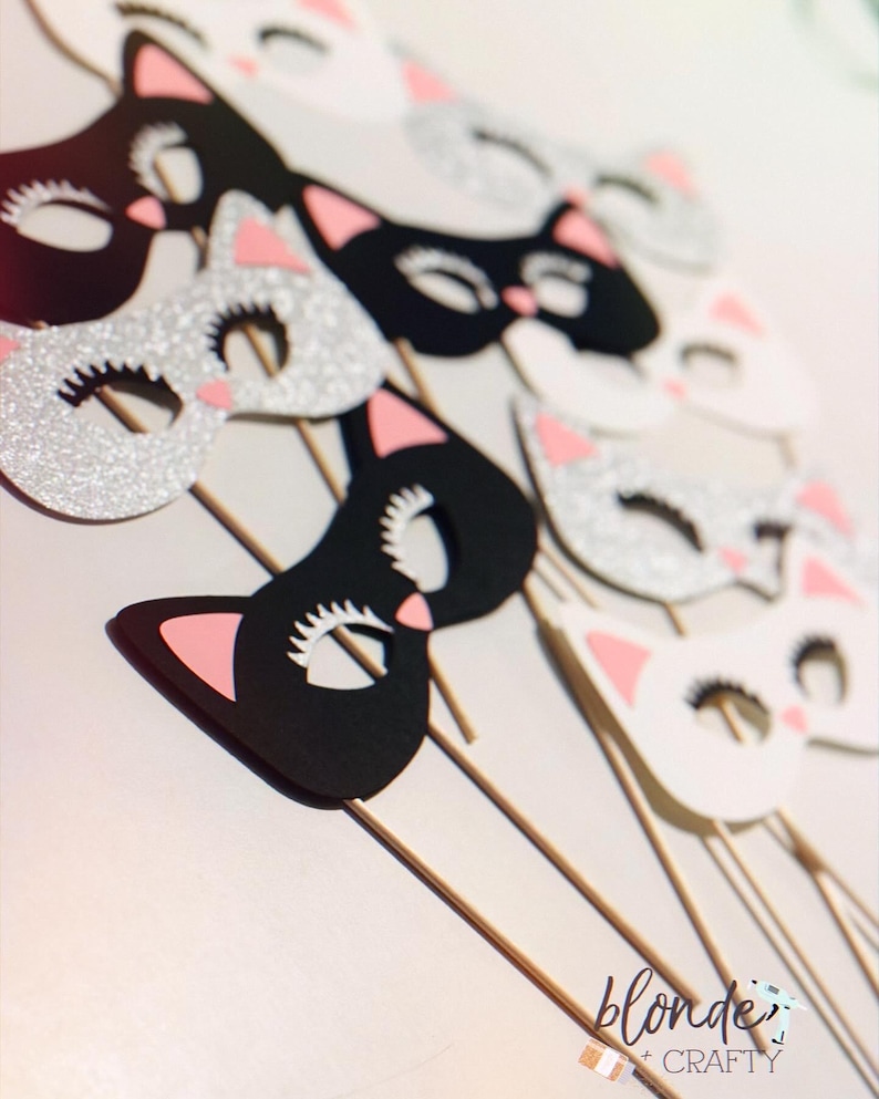 Kitten Party Photo Props, Kitten Party Props - Etsy
