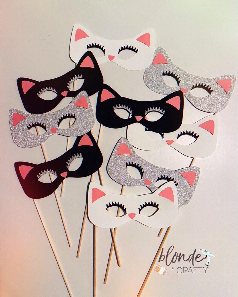 Kitten Party Photo Props, Kitten Party Props - Etsy