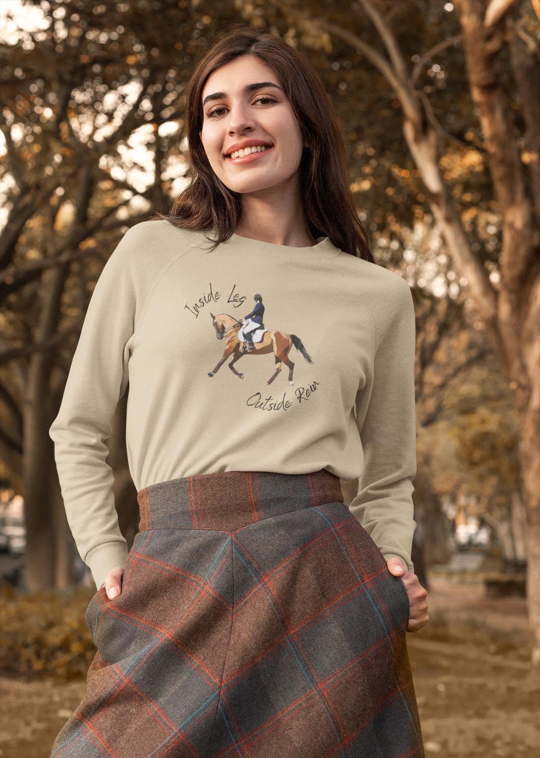 Inside Leg, Outside Rein Unisex Crewneck Sweatshirt - Etsy