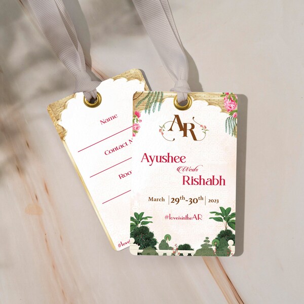 Wedding Luggage Tags - Etsy