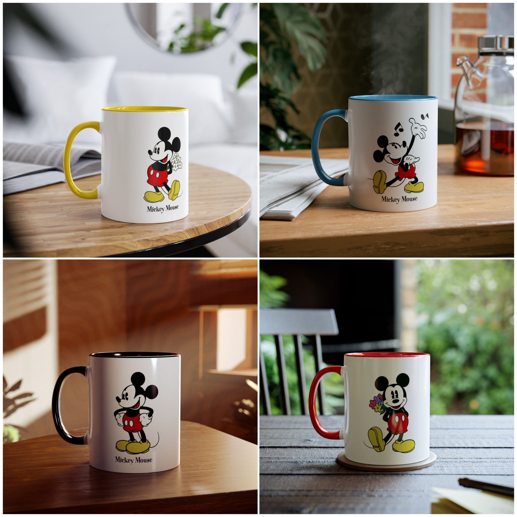 Mickey Mouse Classic Mugs pose 5, Funny Mickey Coffee Mugs, Mickey ...
