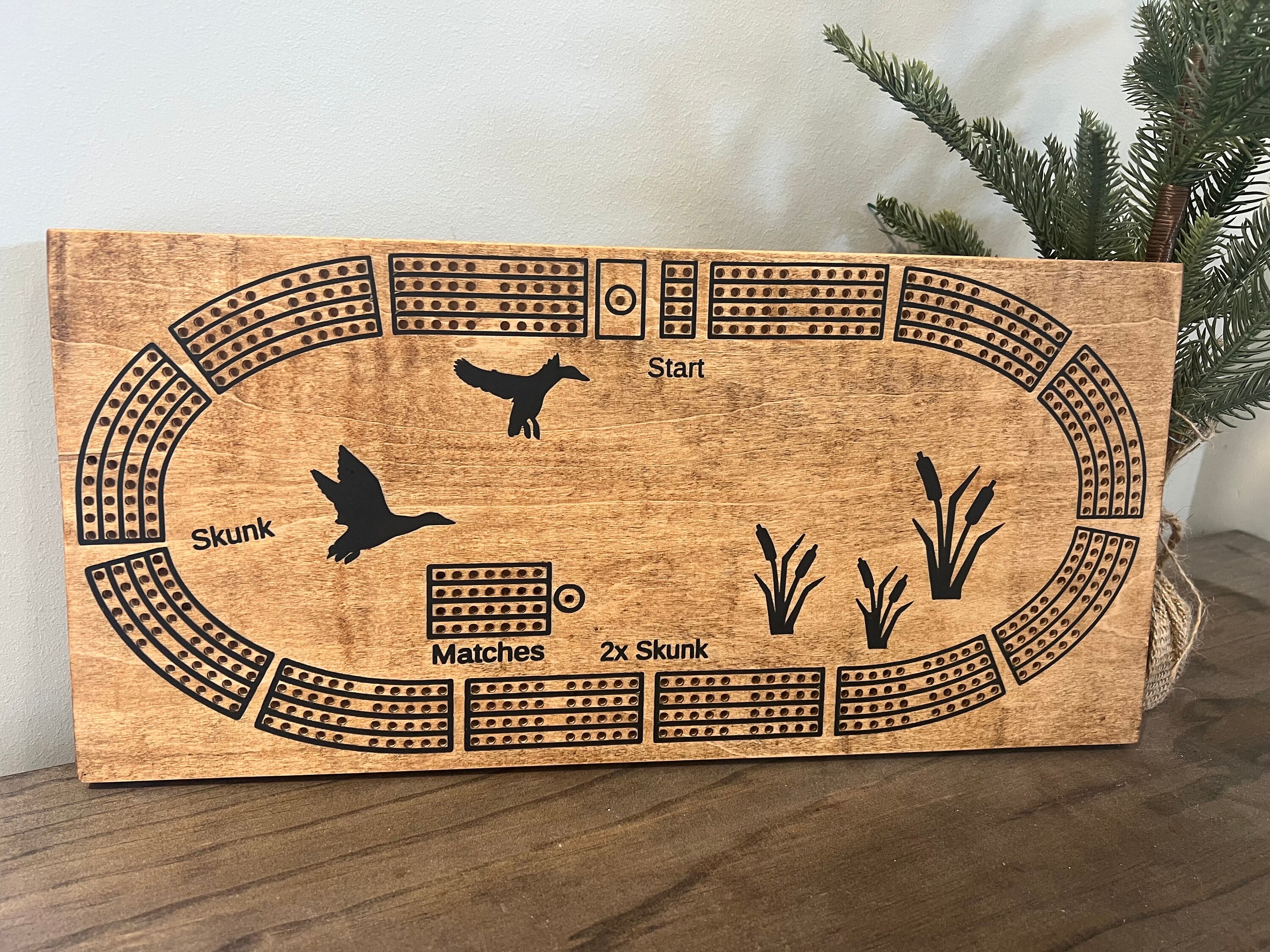 Duck Cribbage Board - Etsy