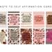 30 Printable Note to Self Affirmation Cards, Printable Note to Self ...