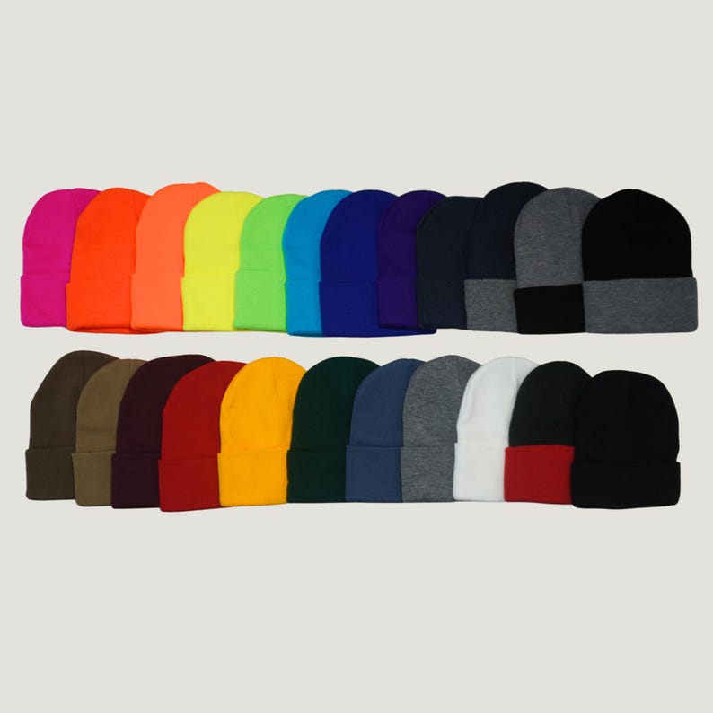 Port Authority 5-SK Premium Knit Beanie With Cuff - Etsy