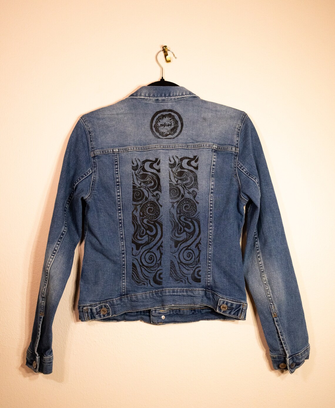 Crazy Eye Block Printed Jacket - Etsy